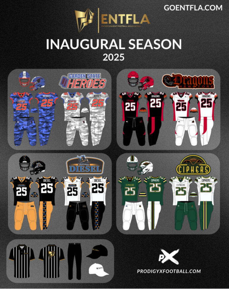 THE ENTERTAINMENT FOOTBALL ASSOCIATION REVEALS INAUGURAL UNIFORMS - New ...